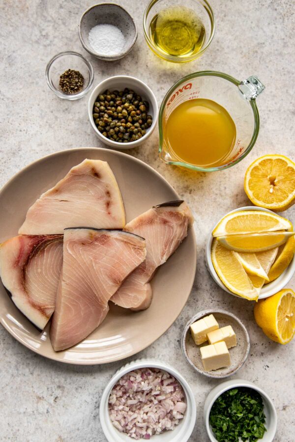 25-Minute Pan-Seared Swordfish with Lemon Caper Sauce - Well Seasoned ...