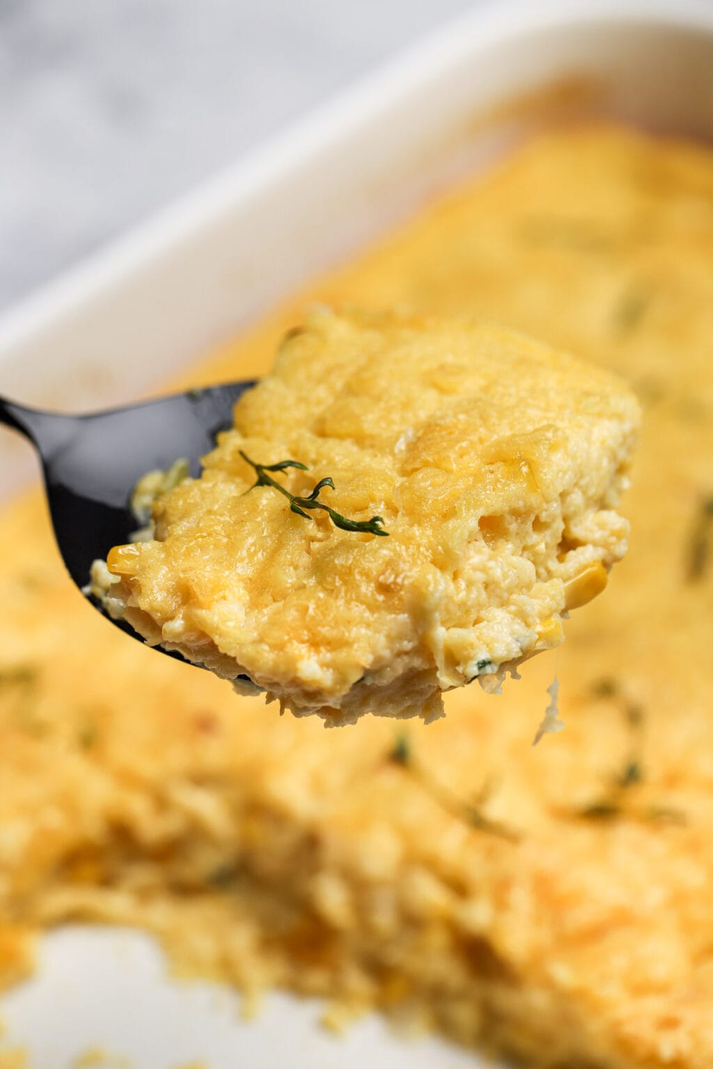 Creamy Southern Corn Pudding (For Thanksgiving!) - Well Seasoned Studio