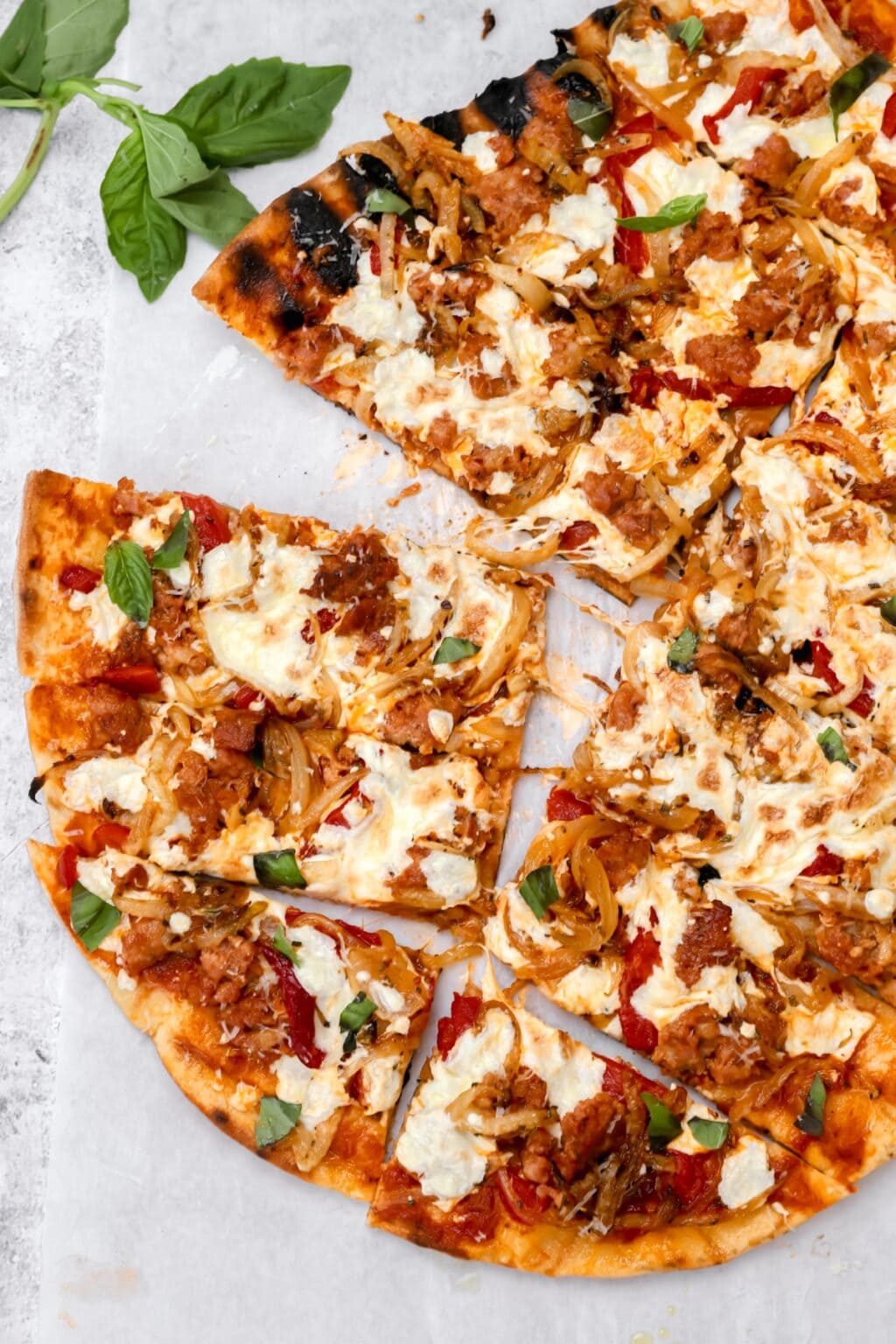 Italian Sausage Pizza With Onions & Fennel - Well Seasoned Studio