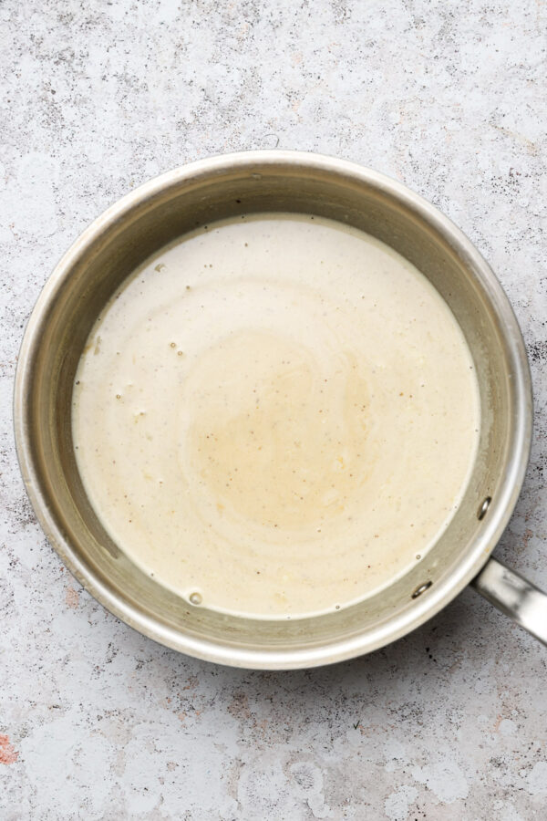 Espresso Crème Anglaise (Coffee Dessert Sauce) - Well Seasoned Studio