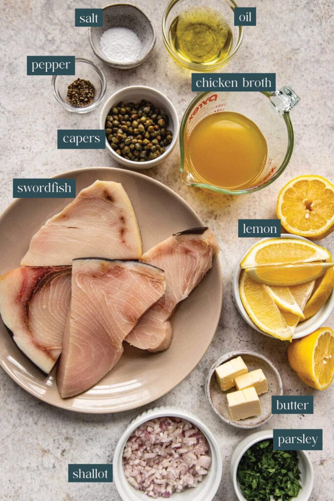 25-Minute Pan-Seared Swordfish with Lemon Caper Sauce - Well Seasoned ...