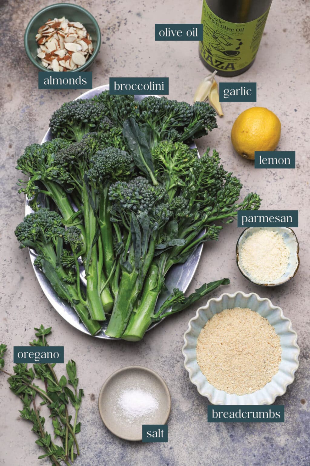 Roasted Broccolini with Garlicky Breadcrumbs - Well Seasoned Studio