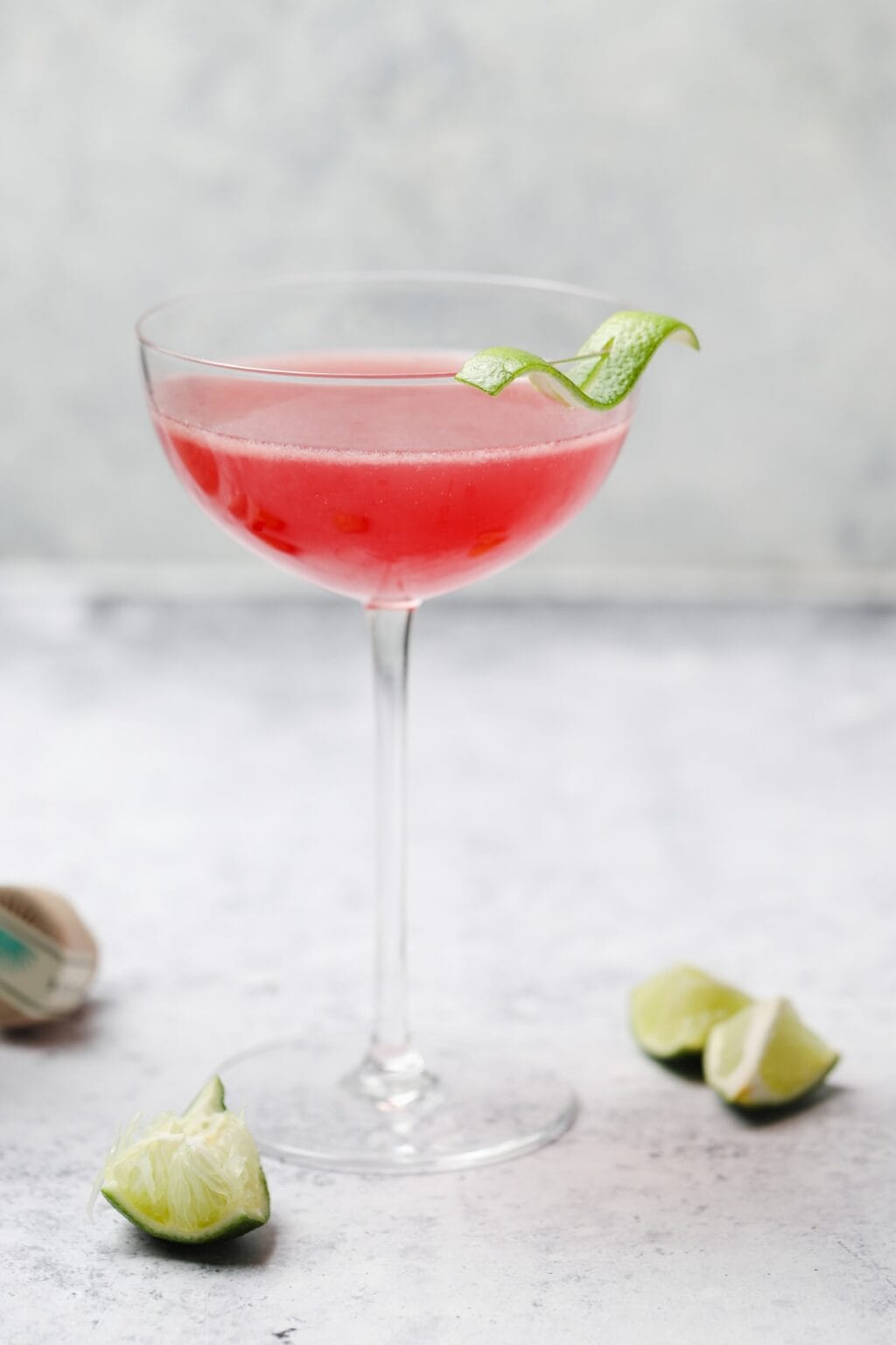 Light & Fresh Pomegranate Tequila Cosmo Cocktail - Well Seasoned Studio