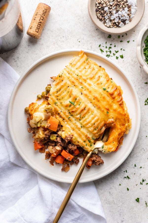 Cottage Pie with Creamy Mashed Potatoes - Well Seasoned Studio
