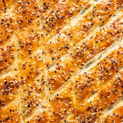 Sheet Pan Spinach & Cheese Bourekas - Well Seasoned Studio