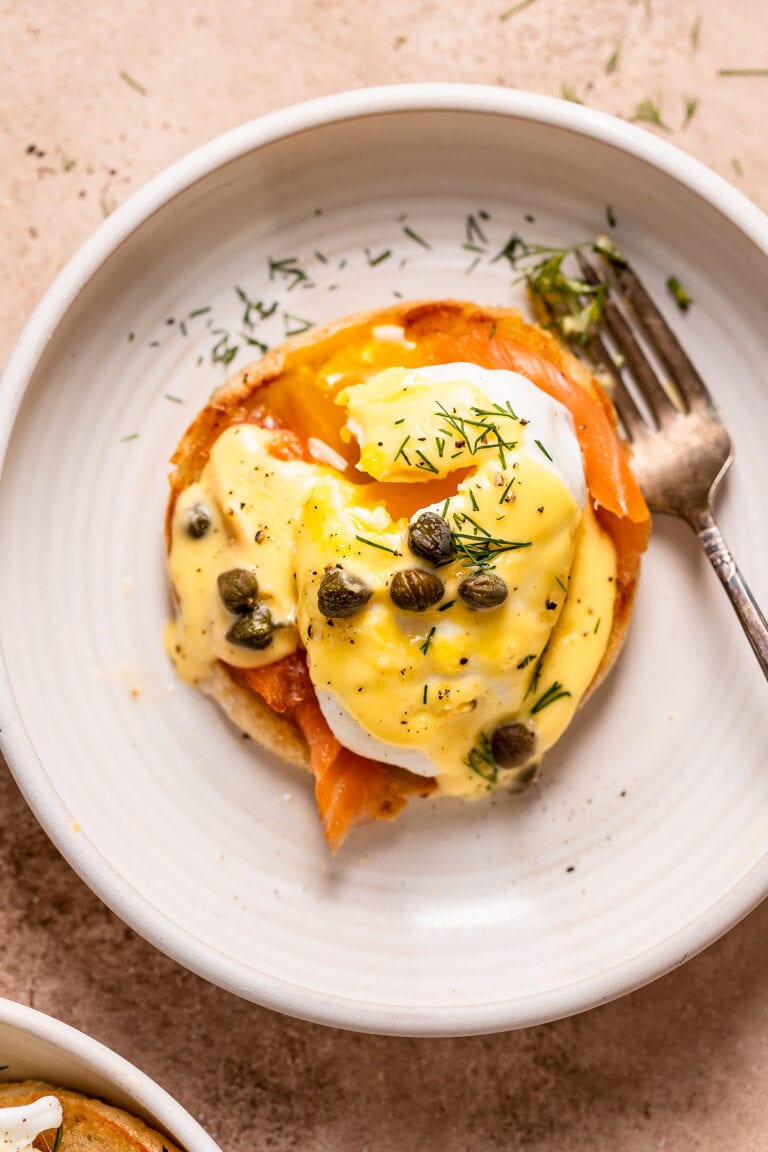 30-Minute Smoked Salmon Eggs Benedict with Blender Hollandaise - Well ...