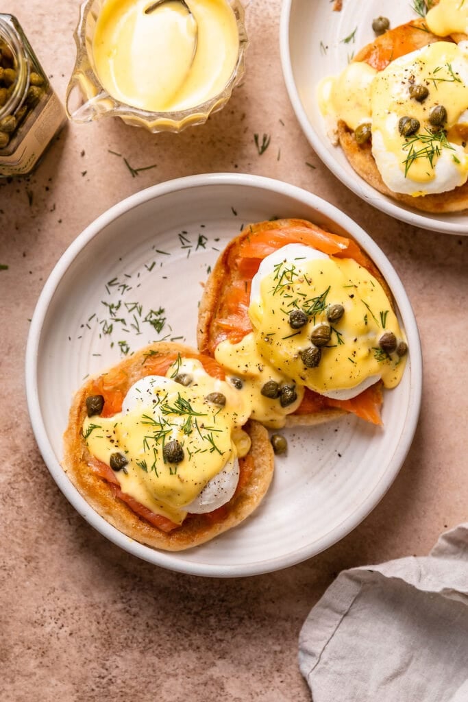 30-Minute Smoked Salmon Eggs Benedict with Blender Hollandaise - Well ...