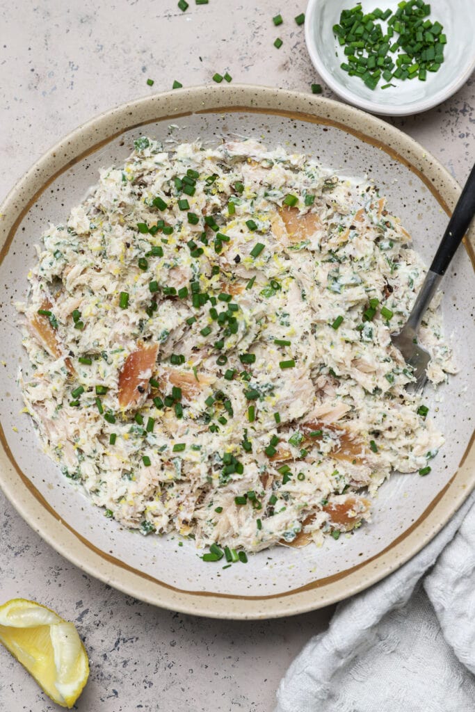 10-Minute Smoked Trout Dip with Crème Fraîche - Well Seasoned Studio