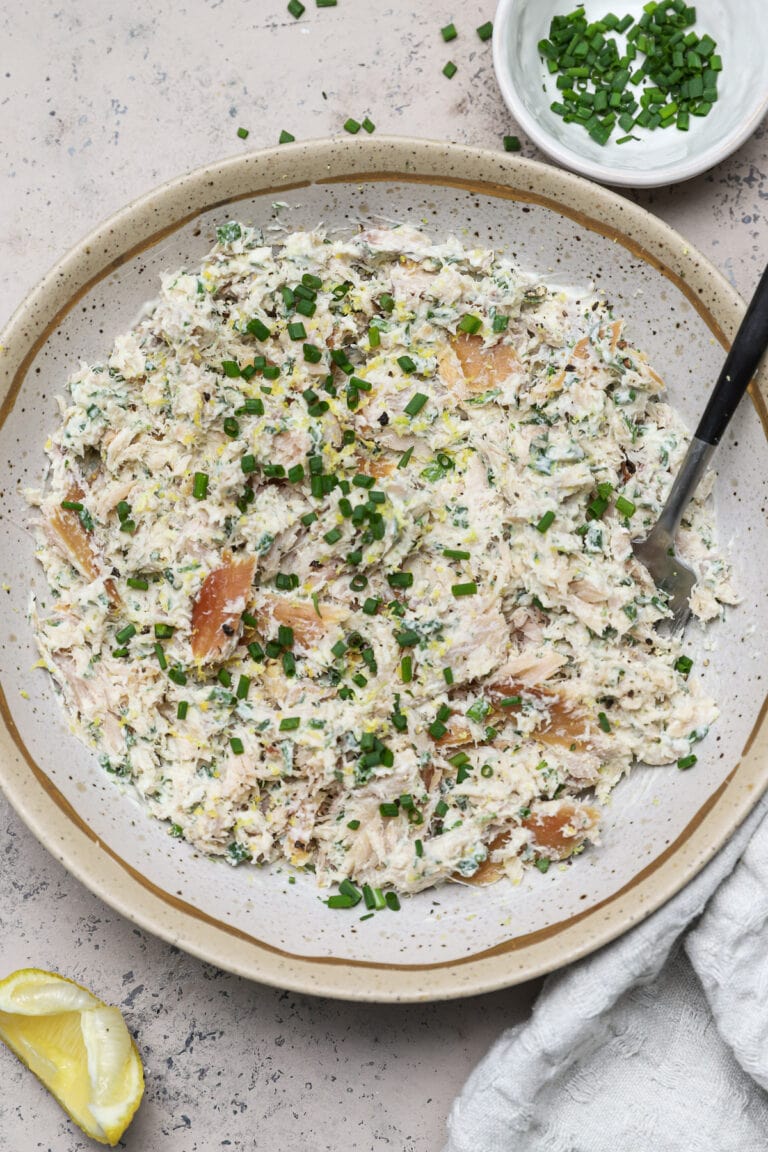 10-Minute Smoked Trout Dip with Crème Fraîche - Well Seasoned Studio