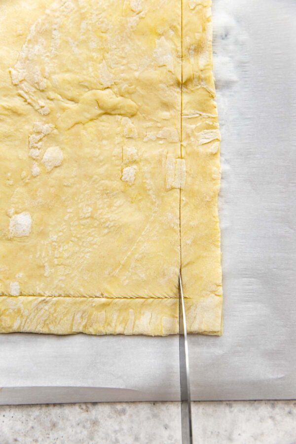 Flaky Puff Pastry Tart with Asparagus - Well Seasoned Studio