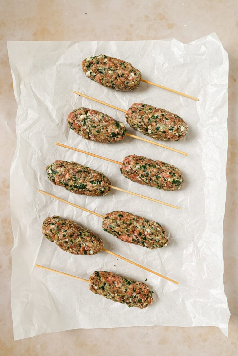 Juicy Grilled Ground Lamb Kebabs - Well Seasoned Studio
