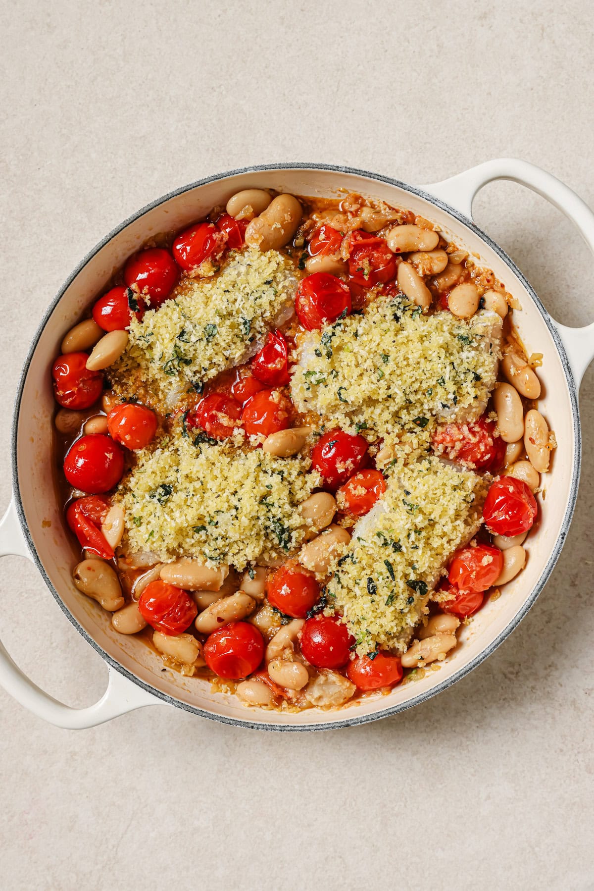 Oven-Baked Cod with Butter Beans - Well Seasoned Studio