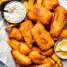 Crispy Beer Battered Cod with Malt Vinegar - Well Seasoned Studio