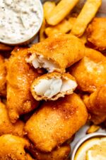 Crispy Beer Battered Cod with Malt Vinegar - Well Seasoned Studio