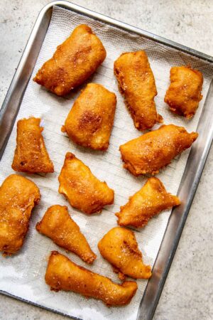 Crispy Beer Battered Cod with Malt Vinegar - Well Seasoned Studio