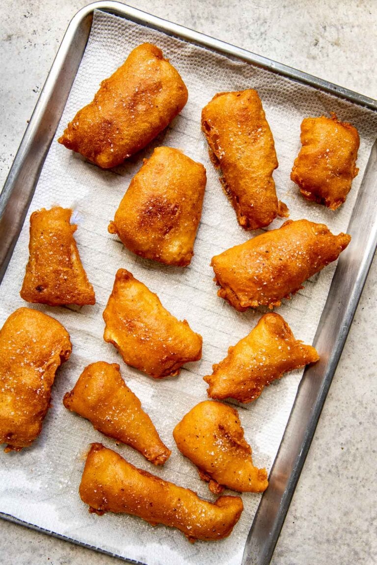 Crispy Beer Battered Cod with Malt Vinegar - Well Seasoned Studio