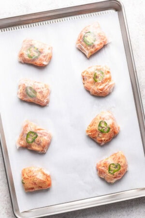 Crispy Rice Paper Roll-Ups with Salmon - Well Seasoned Studio