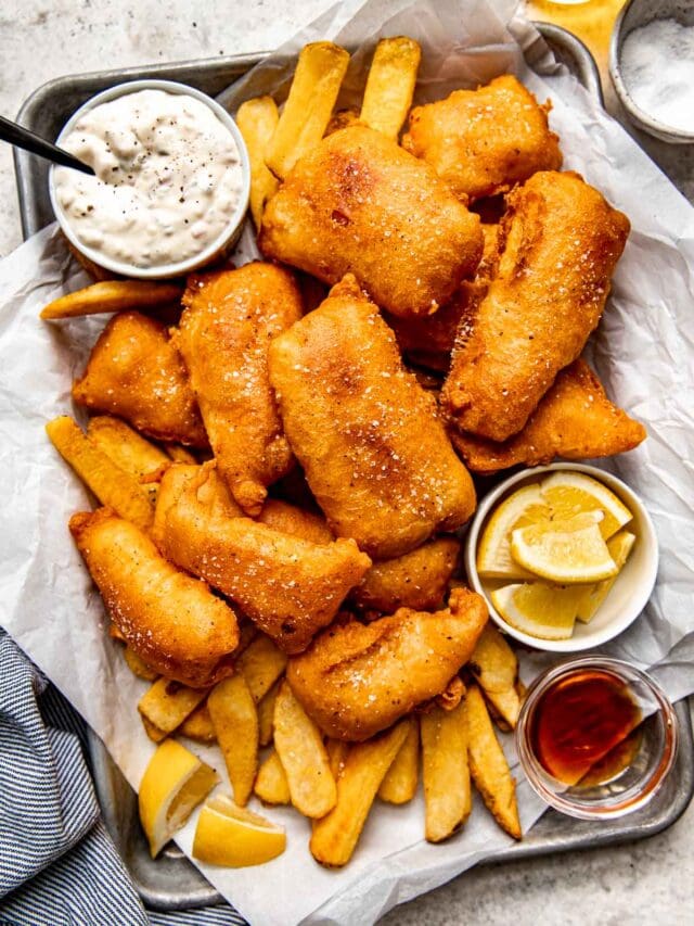 Beer Battered Cod - Well Seasoned Studio