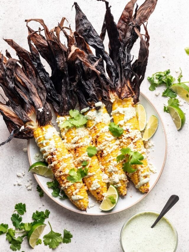 Elote-Style Grilled Corn - Well Seasoned Studio