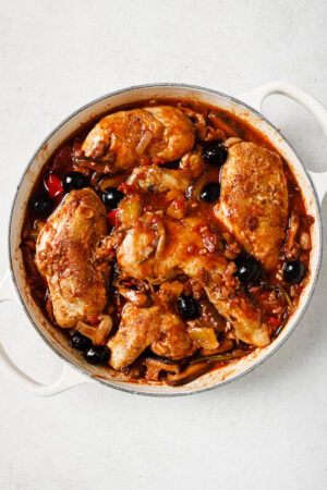 Hearty Homemade Chicken Cacciatore (Italian Stew!) - Well Seasoned Studio