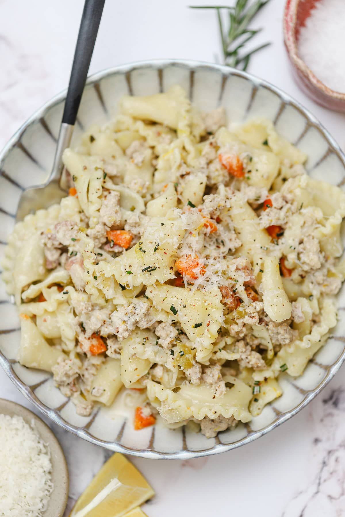 Creamy White Bolognese Sauce For Pasta - Well Seasoned Studio