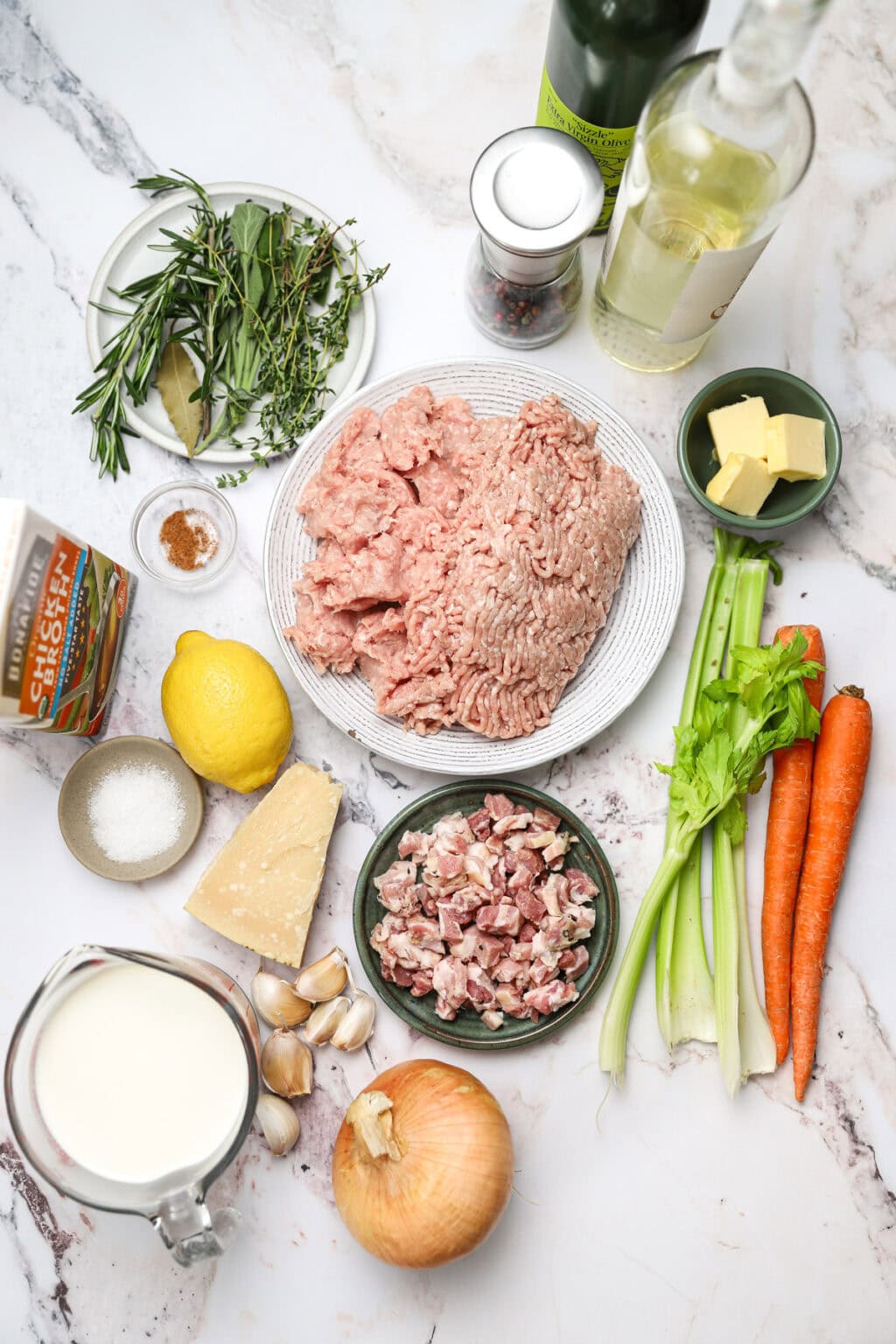 Creamy White Bolognese Sauce For Pasta - Well Seasoned Studio