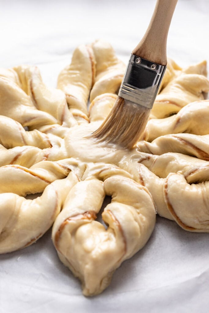 Easy Cookie Butter Puff Pastry Snowflake - Well Seasoned Studio