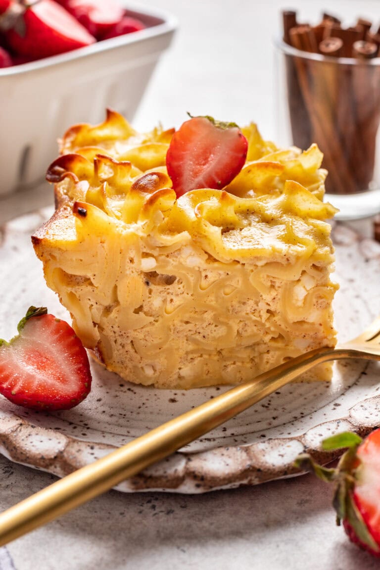 Perfect Noodle Kugel with Cottage Cheese - Well Seasoned Studio