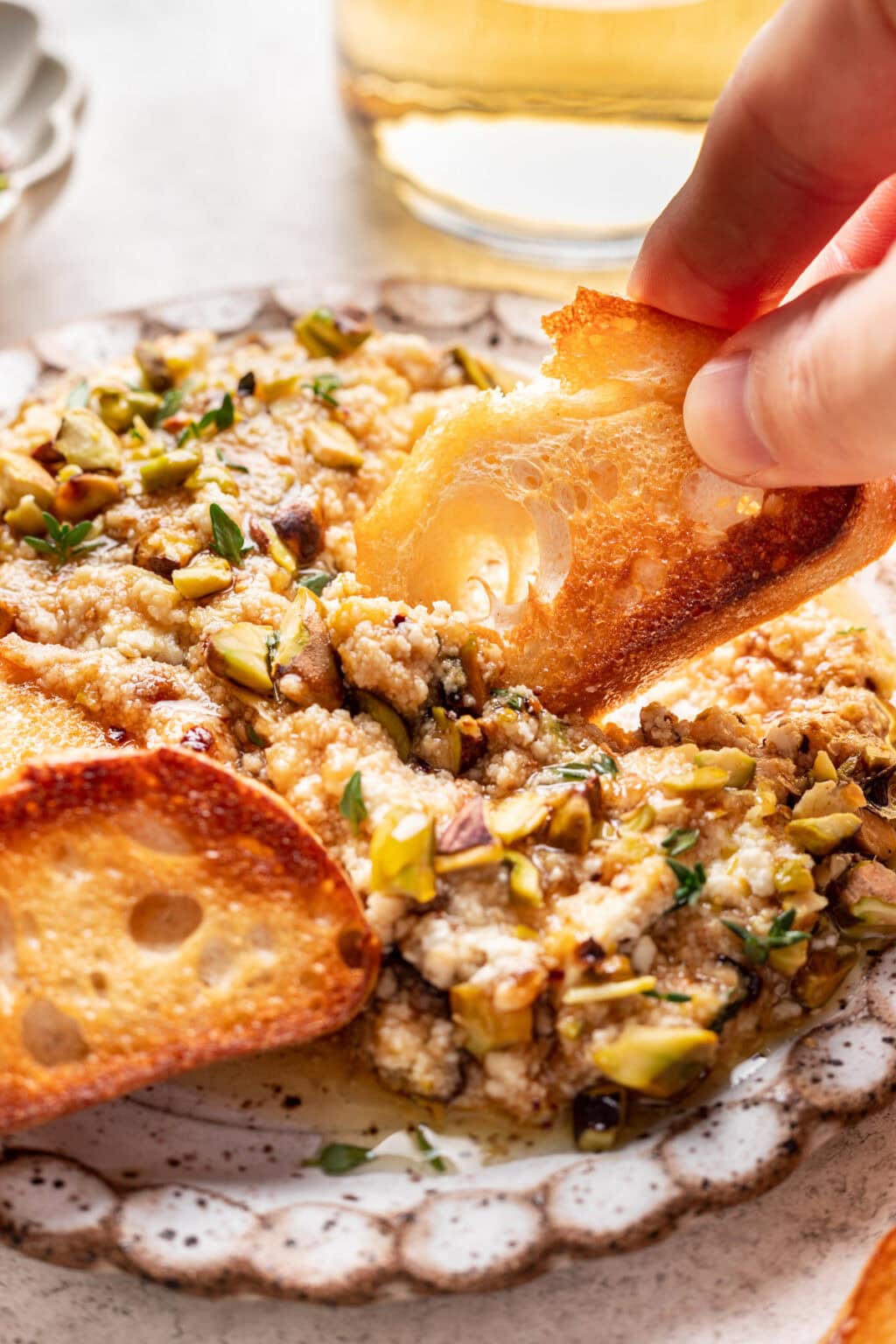 25-Minute Creamy Baked Goat Cheese Dip - Well Seasoned Studio