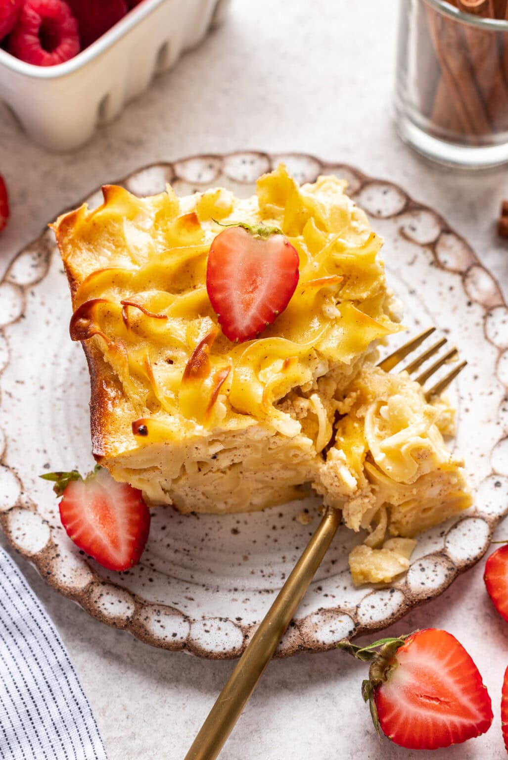 Perfect Noodle Kugel with Cottage Cheese - Well Seasoned Studio