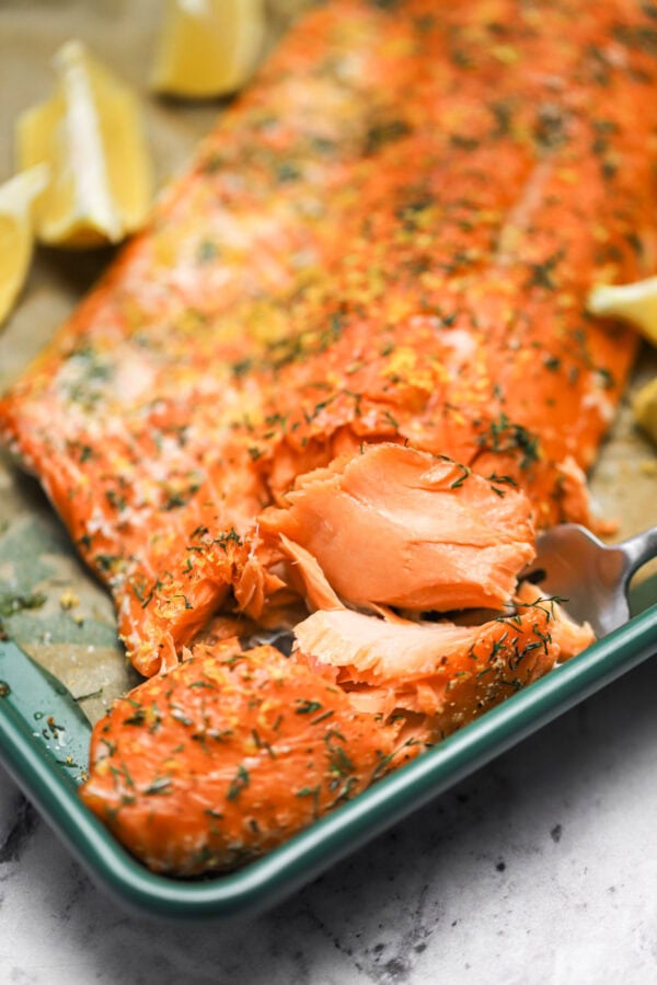 Flaky Oven-Baked Salmon with Lemon & Dill - Well Seasoned Studio