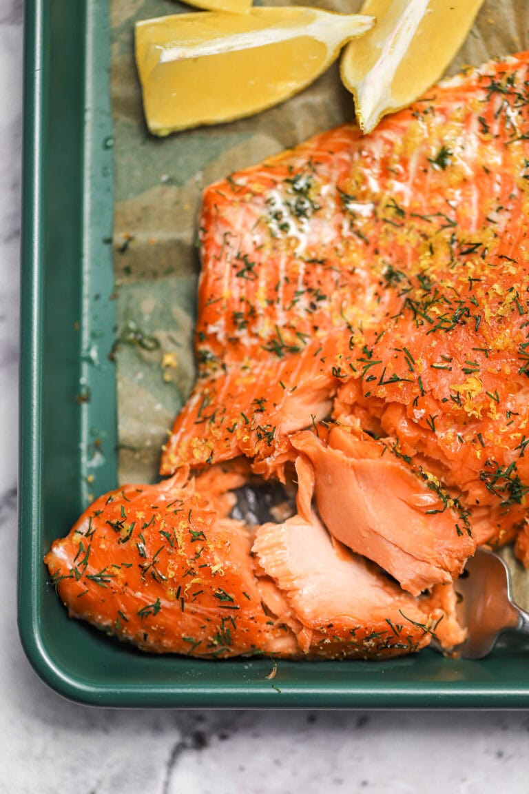 Flaky Oven-Baked Salmon with Lemon & Dill - Well Seasoned Studio