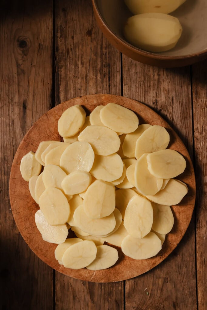 Rich & Creamy Garlicky Potato Gratin - Well Seasoned Studio