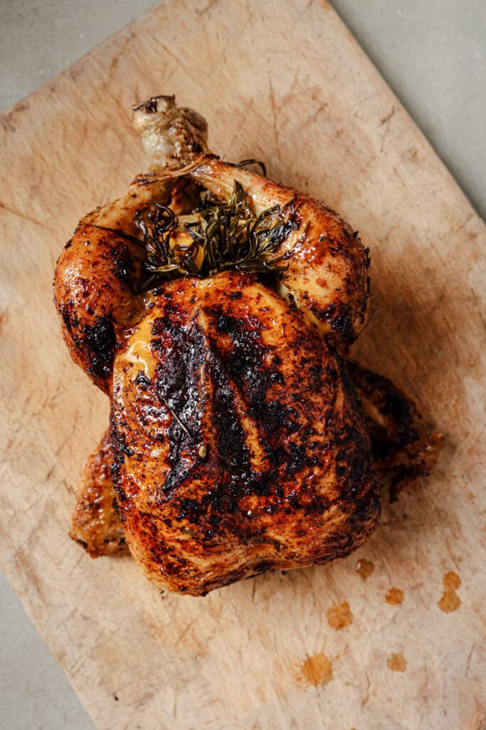 Roast Tarragon Chicken with Crispy Skin - Well Seasoned Studio