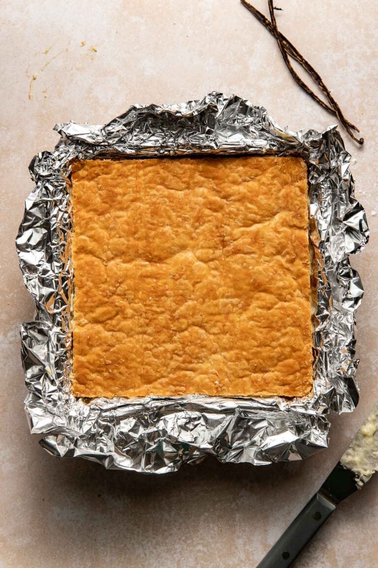 Creamy Vanilla Slice with Flaky Puff Pastry - Well Seasoned Studio