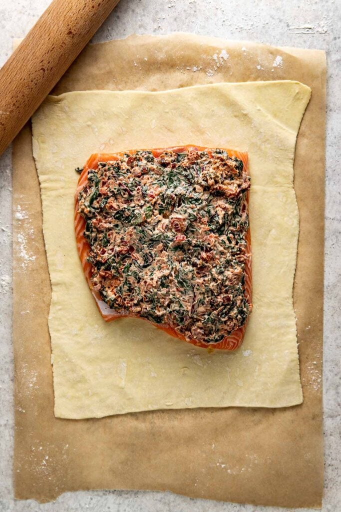 Salmon Wellington (Flaky Salmon in Puff Pastry) - Well Seasoned Studio
