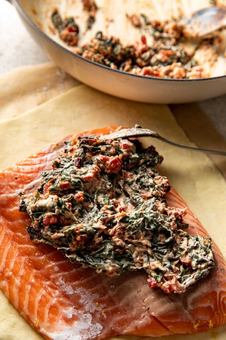 Salmon Wellington (Flaky Salmon in Puff Pastry) - Well Seasoned Studio