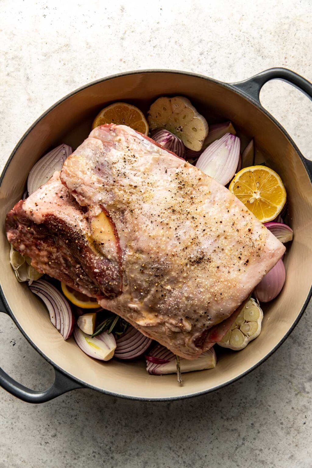 Oven-Roasted Lamb Shoulder with Herb Sauce - Well Seasoned Studio