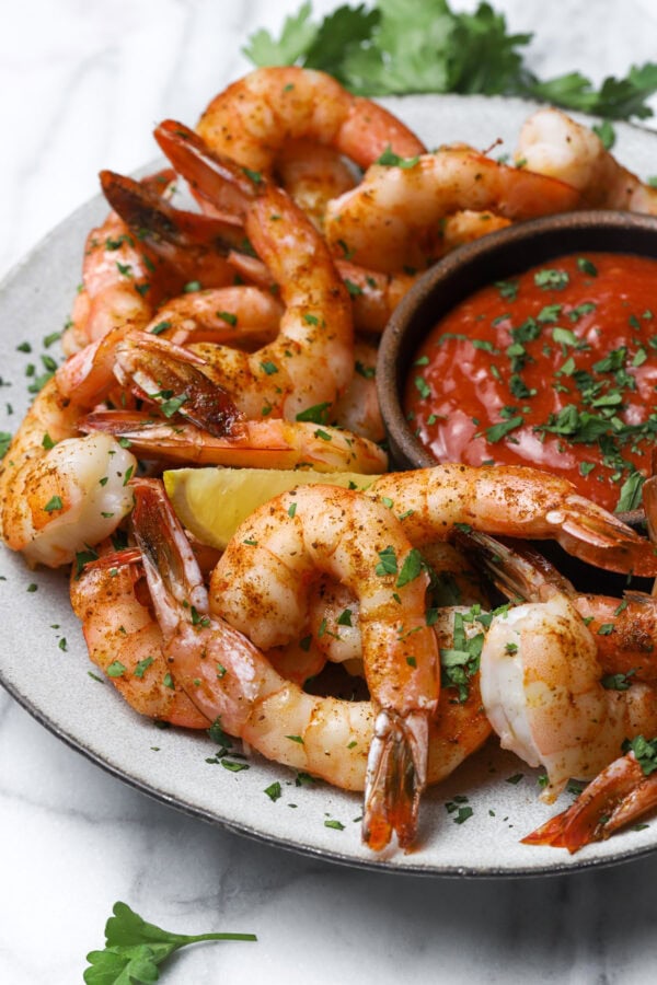 Oven-Roasted Shrimp Cocktail with Old Bay - Well Seasoned Studio