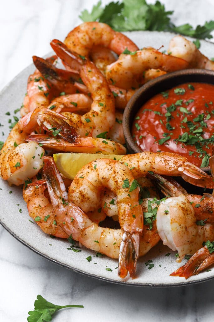 Oven-Roasted Shrimp Cocktail with Old Bay - Well Seasoned Studio