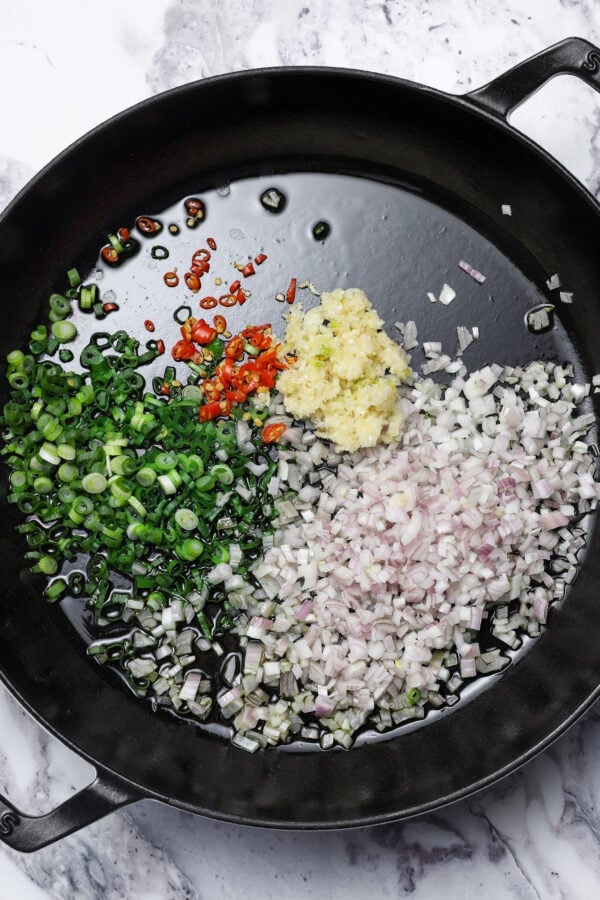 Ground Chicken & Holy Basil Stir Fry (Pad Kra Pao) - Well Seasoned Studio