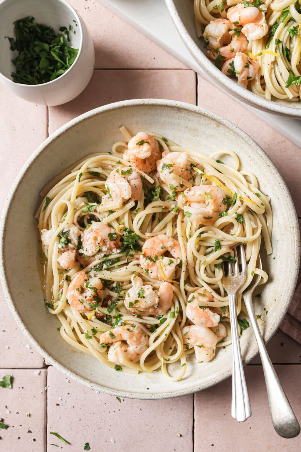 25-Minute Shrimp Scampi with Linguine - Well Seasoned Studio