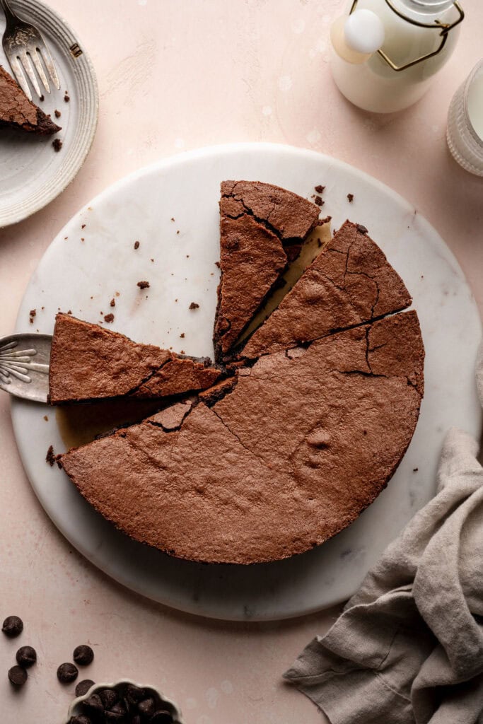 Rich Chocolate Torte with Almond Flour (Fudgy!) - Well Seasoned Studio