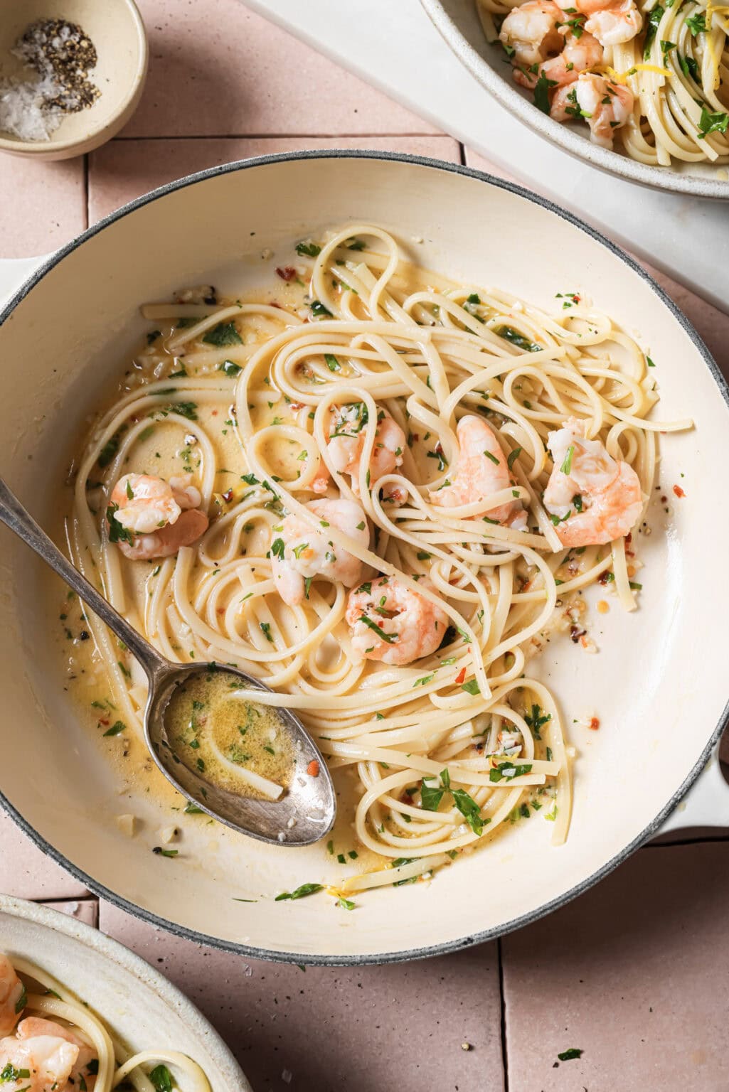 25-Minute Shrimp Scampi with Linguine - Well Seasoned Studio
