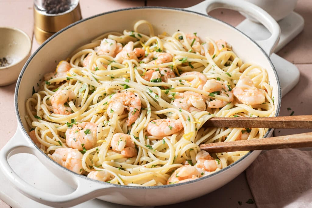 25-Minute Shrimp Scampi with Linguine - Well Seasoned Studio