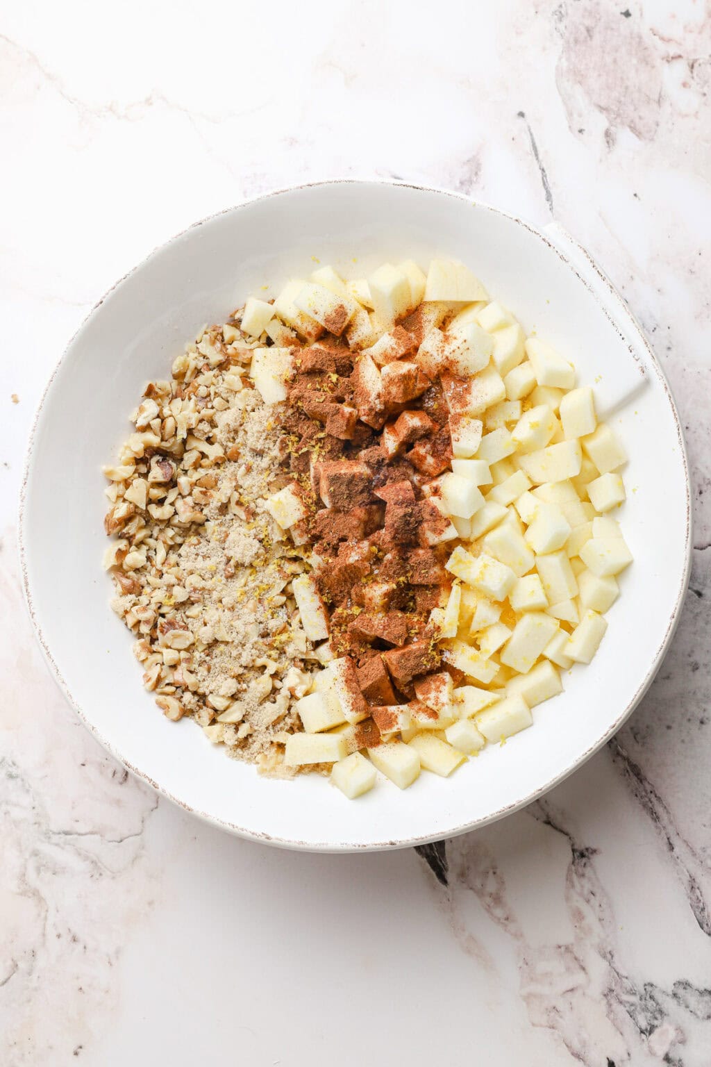 Traditional Apple & Walnut Charoset for Passover - Well Seasoned Studio
