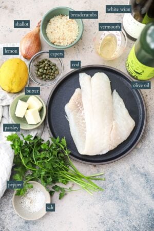 Slow-Roasted Cod with White Wine Butter Sauce - Well Seasoned Studio