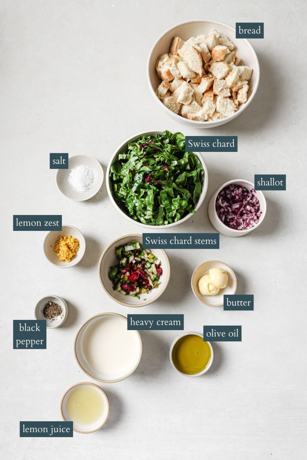 Creamy Swiss Chard with Lemony Croutons - Well Seasoned Studio
