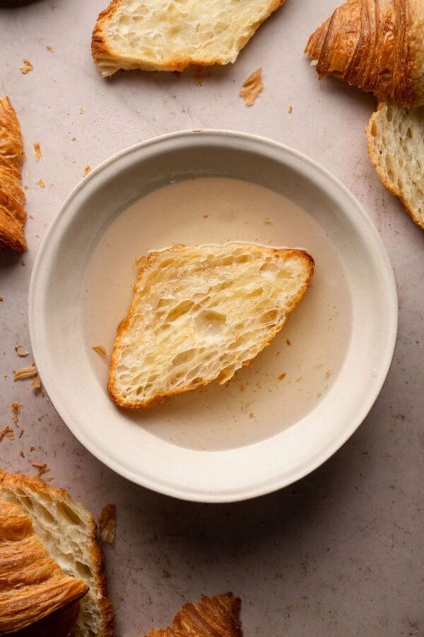 Flaky Almond Croissants with Homemade Frangipane - Well Seasoned Studio