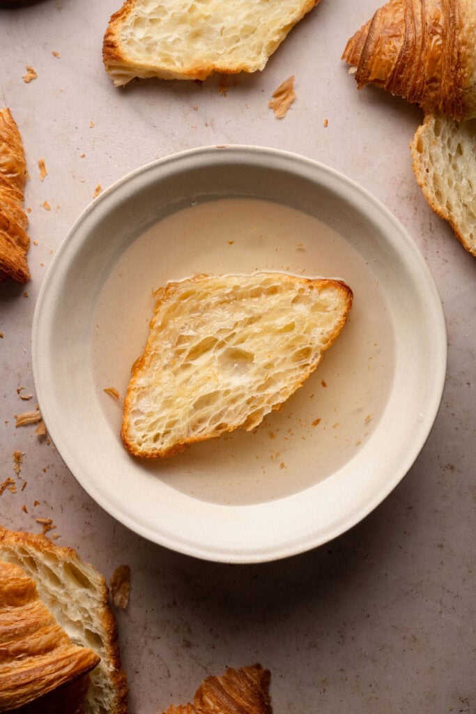 Flaky Almond Croissants with Homemade Frangipane - Well Seasoned Studio